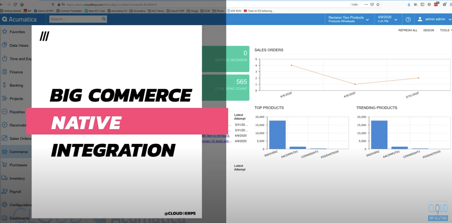 Acumatica Commerce Edition Overview Demo - Featuring BigCommerce